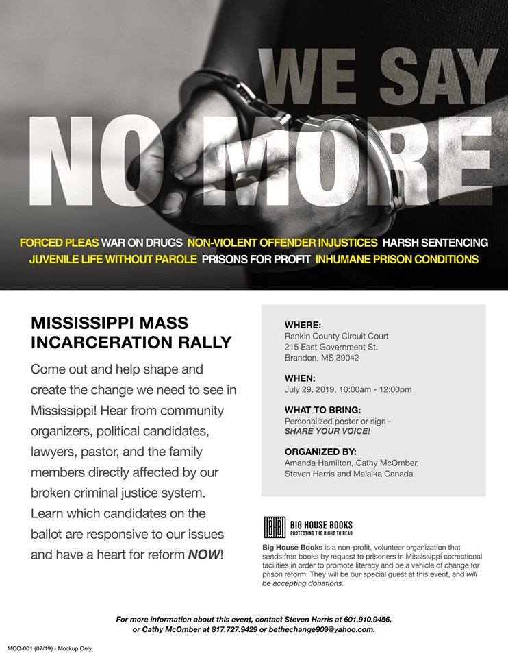 Join us at the Mass Incarceration Rally on July 29th – A nonprofit ...